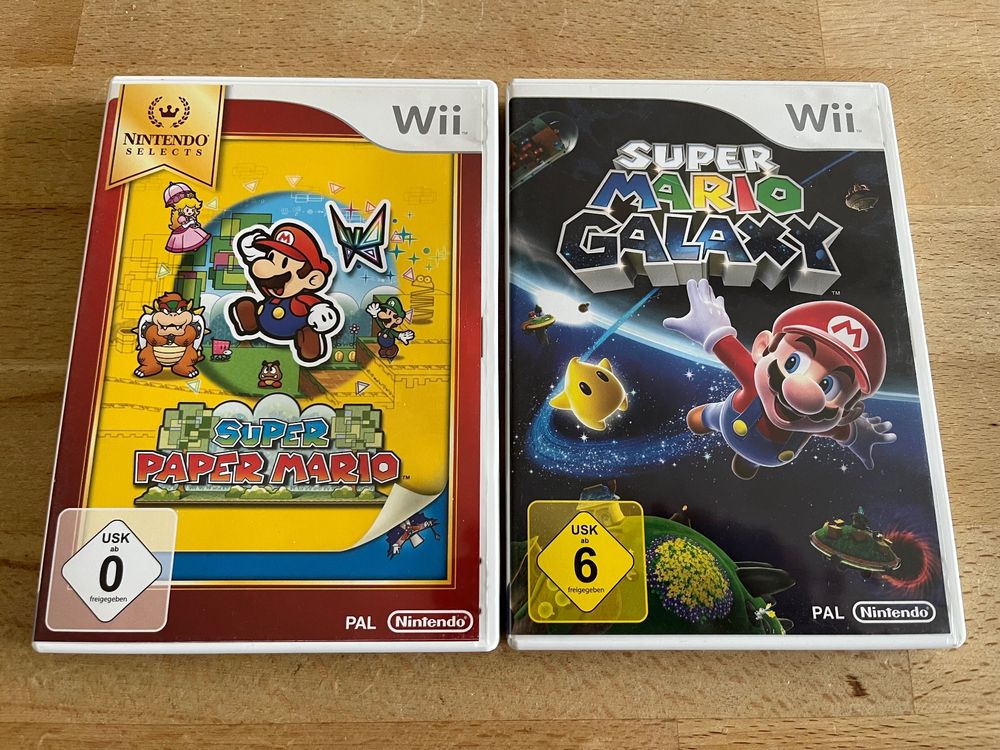 Super Mario Galaxy & Super Paper Mario Wii Bundle (Gebraucht) in ...