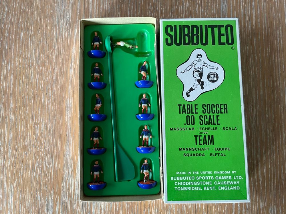 Subbuteo Tablesoccer; Team Frankreich, Vintage (Gebraucht) in Uster für ...