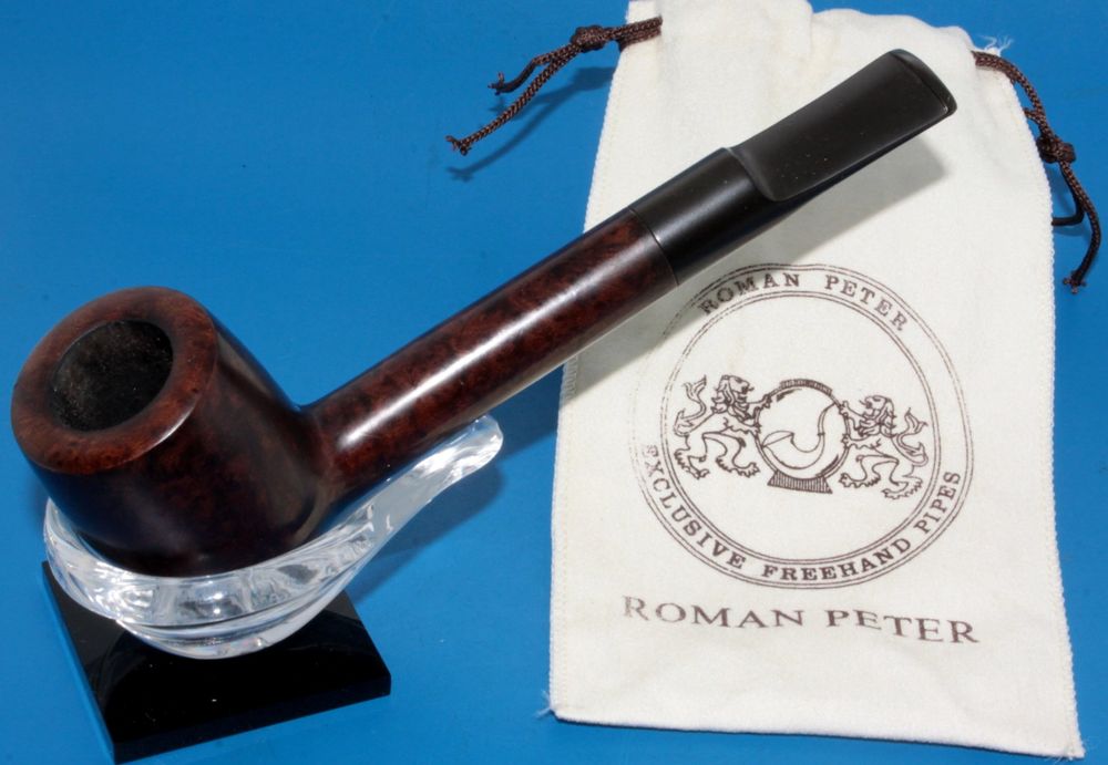 gebrauchte Tabak Pfeife *** Roman Peter *** mit Tasche | Kaufen auf Ricardo