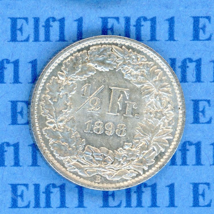CHF___0.50 1898 stgl * nigelnagelneu! 50 Rappen (Neu (gemäss Beschreibung)) in Widnau für CHF ...