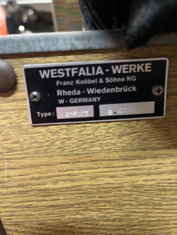 VW T2 T3 Westfalia Camping Möbel Einrichtung (Gebraucht) in Thörishaus für CHF 355 – nur ...