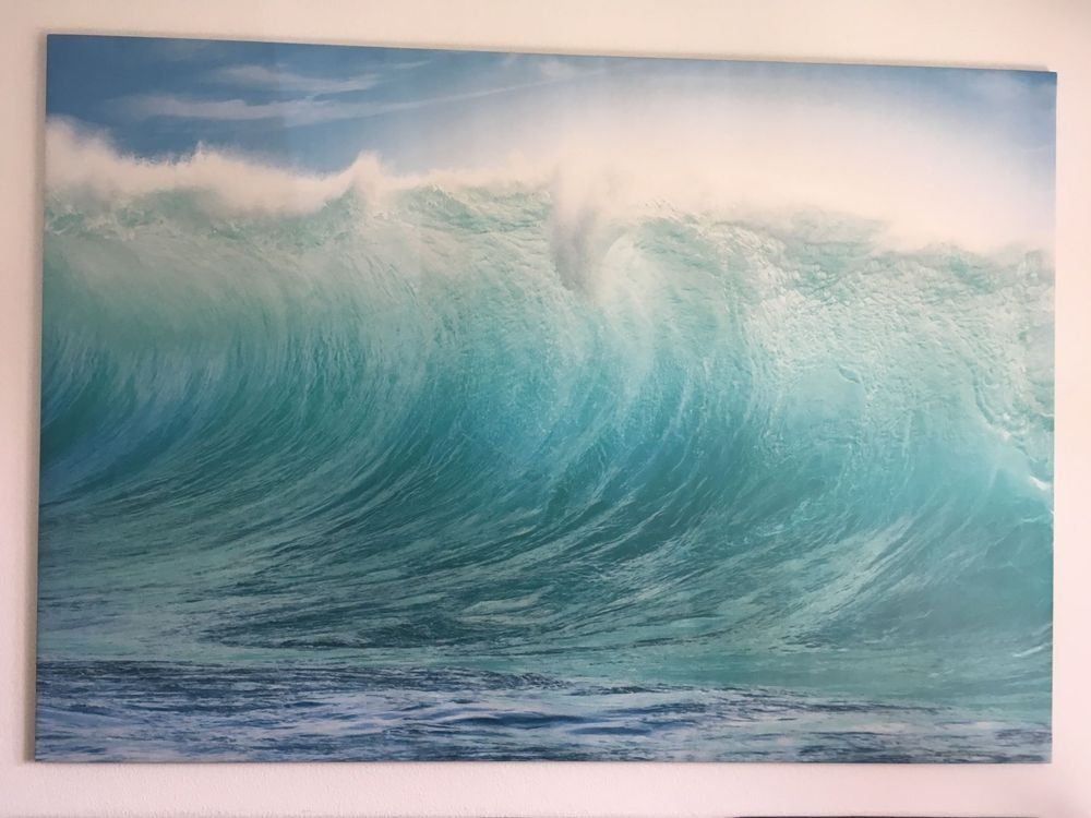 IKEA Wandbild Welle Hawaii 140 x 200 (Gebraucht) in Goldau für CHF 40 – mit Lieferung auf ...