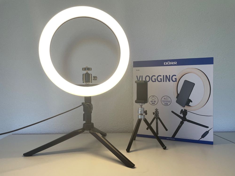 Dörr Vlogging Kit - LED Ring light / Ringlicht (Neu (gemäss ...