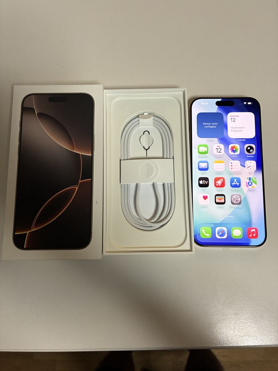 Neuwertiges iPhone 16 Pro Max 256GB Gold - Top Zustand! (Gebraucht) in ...