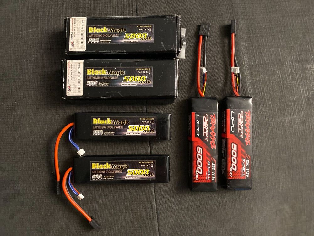 4 x LIPO 3 Cell 5000 MAH LIPO Akkus (Gebraucht) in Aarau für CHF 76 ...
