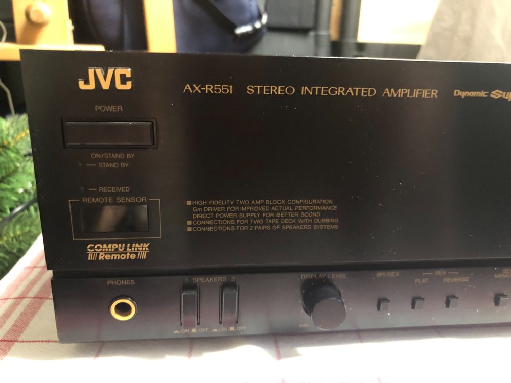 JVC AX-R551 Dynamic Super A Verstärker - 7-Kanal-Equalizer (Gebraucht ...
