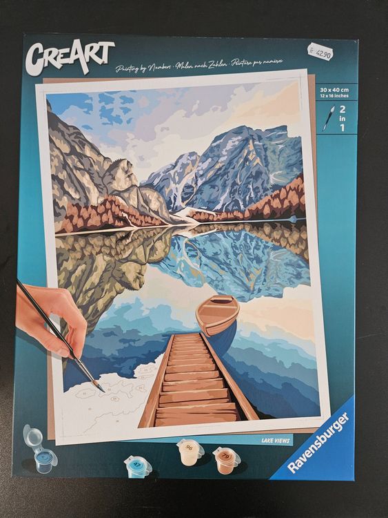 Neu - Ravensburger - CreArt - Malen nach Zahlen - Lake Views (Neu und originalverpackt) in ...