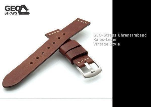 GEO-Straps Biker Kalbsleder 22mm db (Neu und originalverpackt) in ...