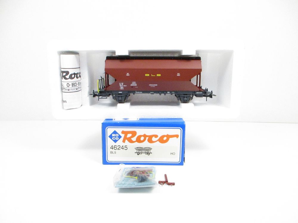 Roco H0 46245 BLS Spezialwagen für Getreide (Neu und originalverpackt ...