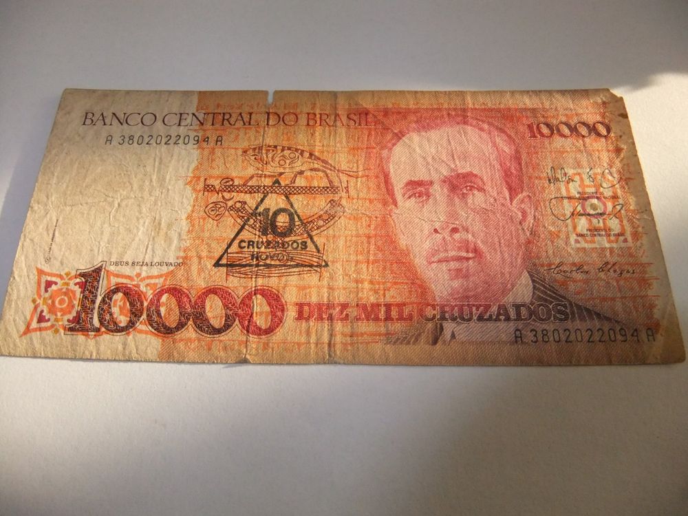 Brasil 10000=10 centavos de 1989 Carlos Chagas | Kaufen auf Ricardo