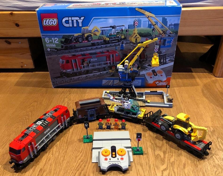 Lego City Set Schwerlastzug - Eisenbahn (60098) (Gebraucht) in Aeschi b ...