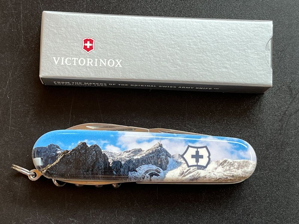 Säntis, Steinbock, Schweiz, Victorinox, Spartan, Sackmesser (Neu und originalverpackt) in ...