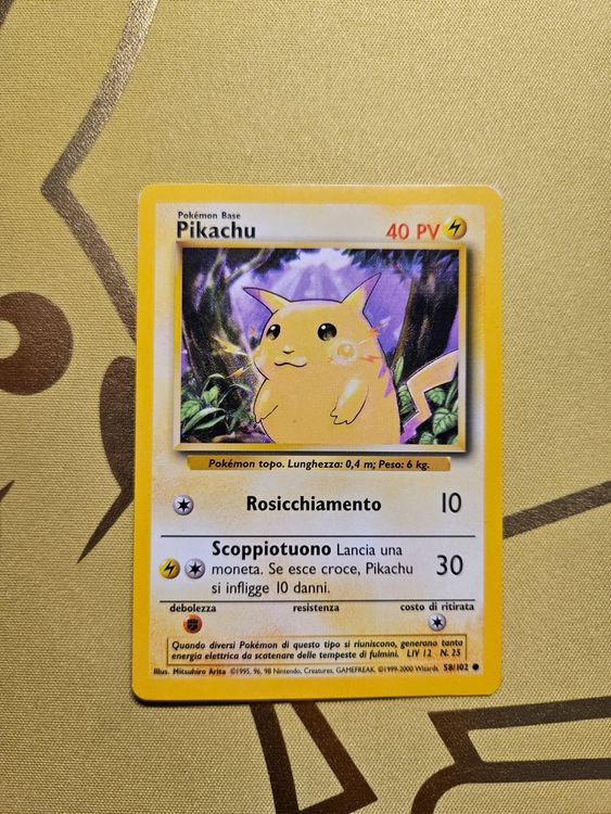 Base Set - Pikachu | Kaufen auf Ricardo