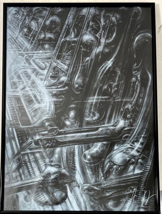 H. R. Giger (1940-2014) Serigraphie Handsigniert | Kaufen auf Ricardo