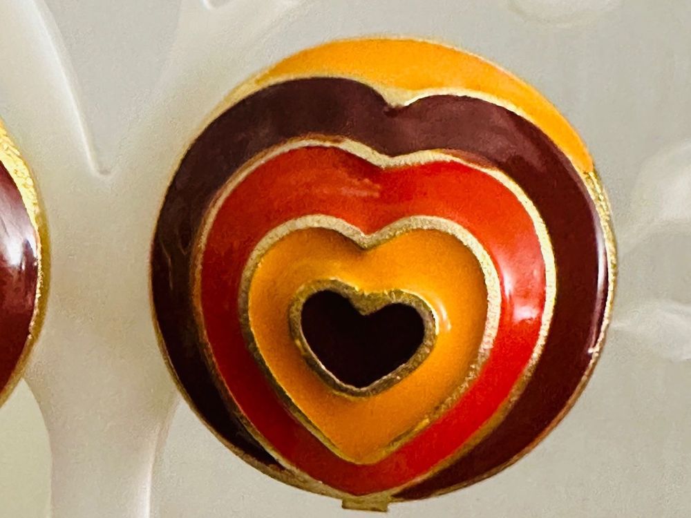 Boucle d’oreille vintage 80’ super état poinçon Paris | Kaufen auf Ricardo