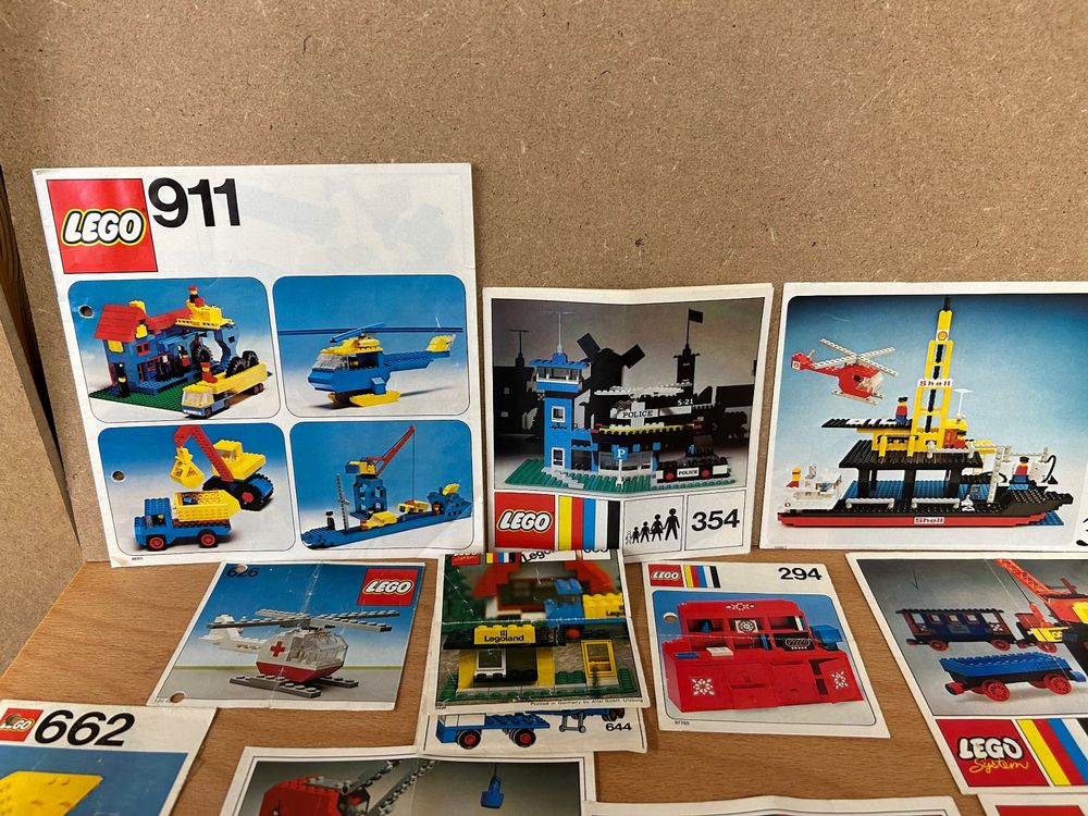 Lego Pläne aus den Anfängen von Lego | Kaufen auf Ricardo