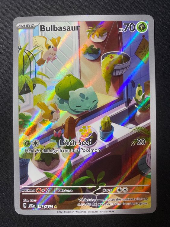 Bulbasaur 143 - Bisasam - Bulbizarre - Stellar Crown - EN (Neu (gemäss ...