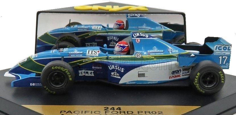 PACIFIC Ford PR02 #17 Kanada 1995 (Montermini) 1:43 von ONYX (Neu und ...