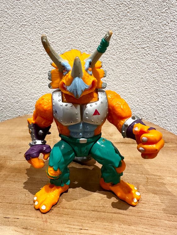 1990 tmnt vintage triceraton ninja turtles 90er Rar selten (Gebraucht ...