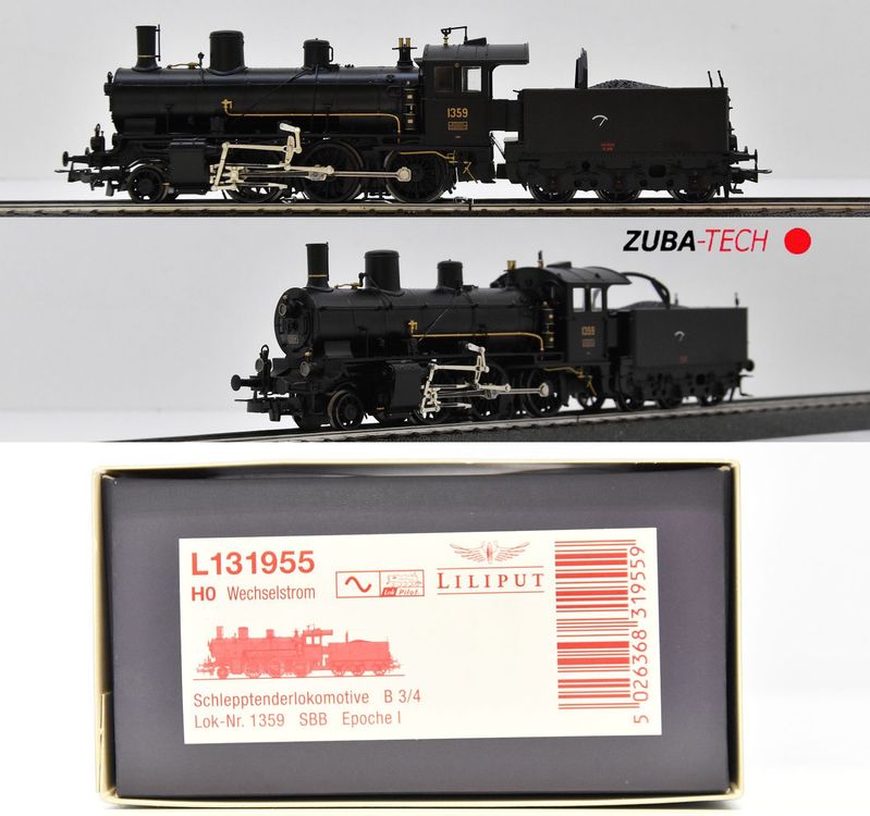Liliput L131955 Dampflok B 3/4 SBB H0 GS Digital mit OVP (Neu (gemäss Beschreibung)) in St ...