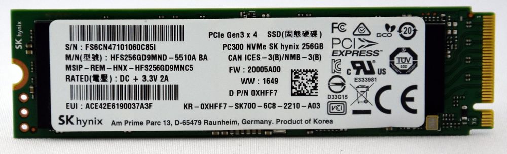 SAMSUNG SSD NVME PM981 512GB (Gebraucht) in Künten für CHF 22.75 – mit Lieferung auf Ricardo kaufen