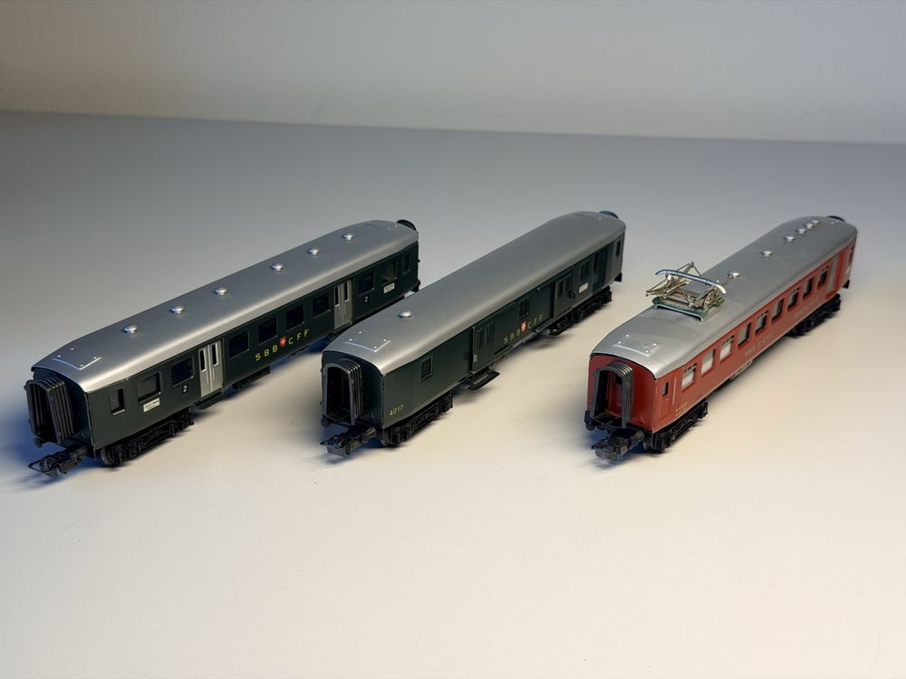 Märklin Leichtstahlwagen Zug 4017, 4035 und 4038 AC (Gebraucht) in ...