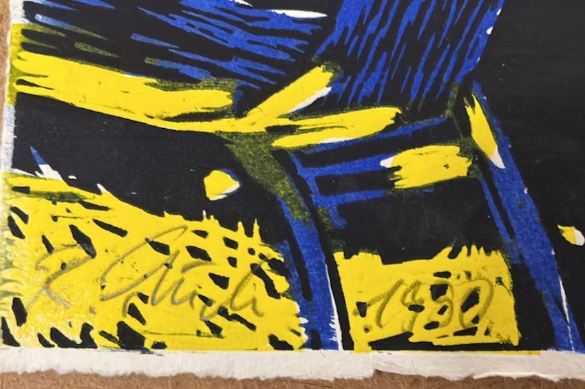 Holzschnitt handsigniert Roland Flück (ID b3414) | Kaufen auf Ricardo