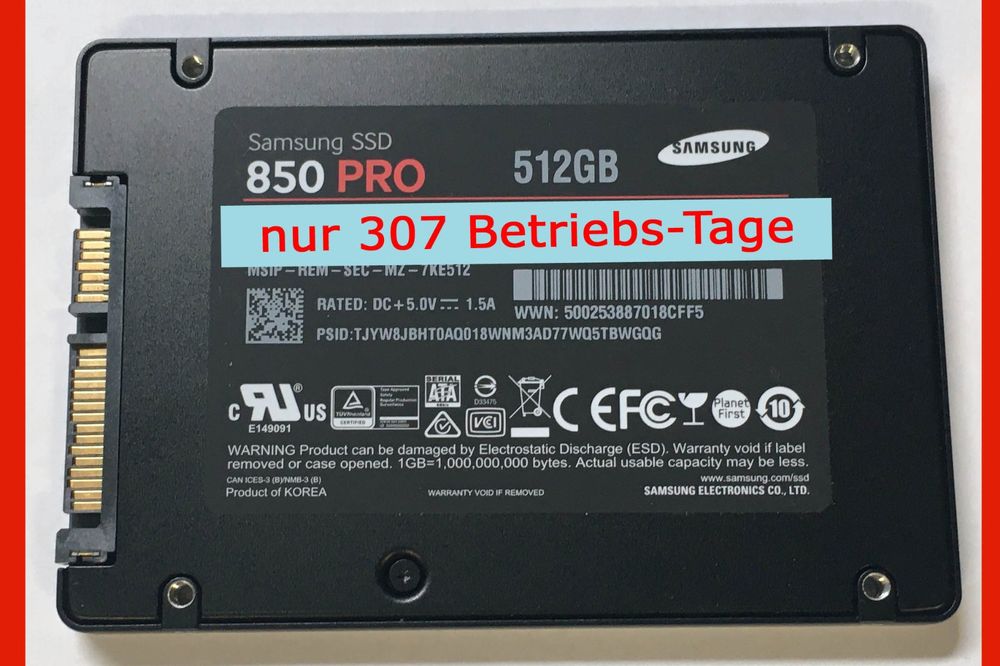 Samsung 850 Pro 512 GB (Gebraucht) in Buchrain für CHF 35 – mit ...