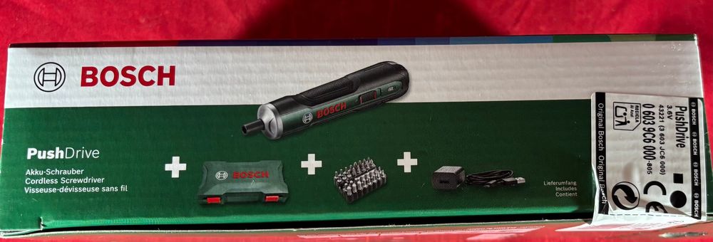 Neu : BOSCH Visseuses à accu PushDrive (1.5 Ah, 3.6 V) (Neuf avec ...
