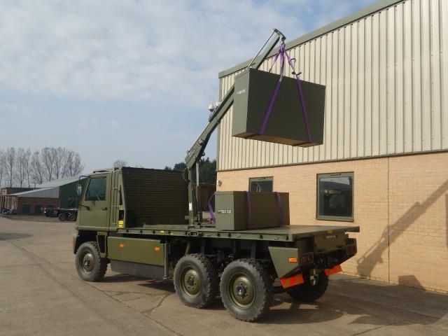 HIAB 2.2 tm Kran und Aluminiumbrücke der Schweizer Armee (Neu (gemäss ...