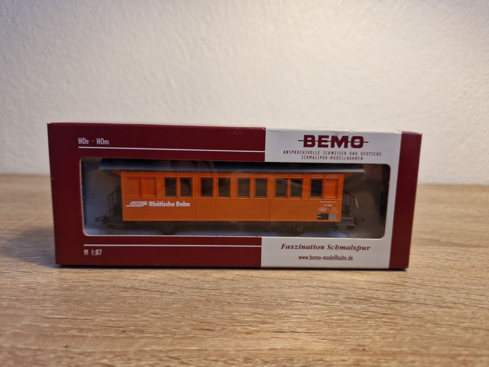 Bemo 3230 190 Mannschaftswagen RhB H0m OVP NEU (Neu und originalverpackt) in St-Aubin-Sauges für ...