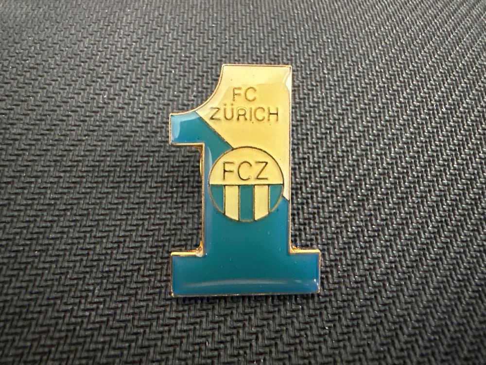 FC Zürich FCZ - Seltener Matchbutton "Nr. 1" - Top Zustand! (Gebraucht ...