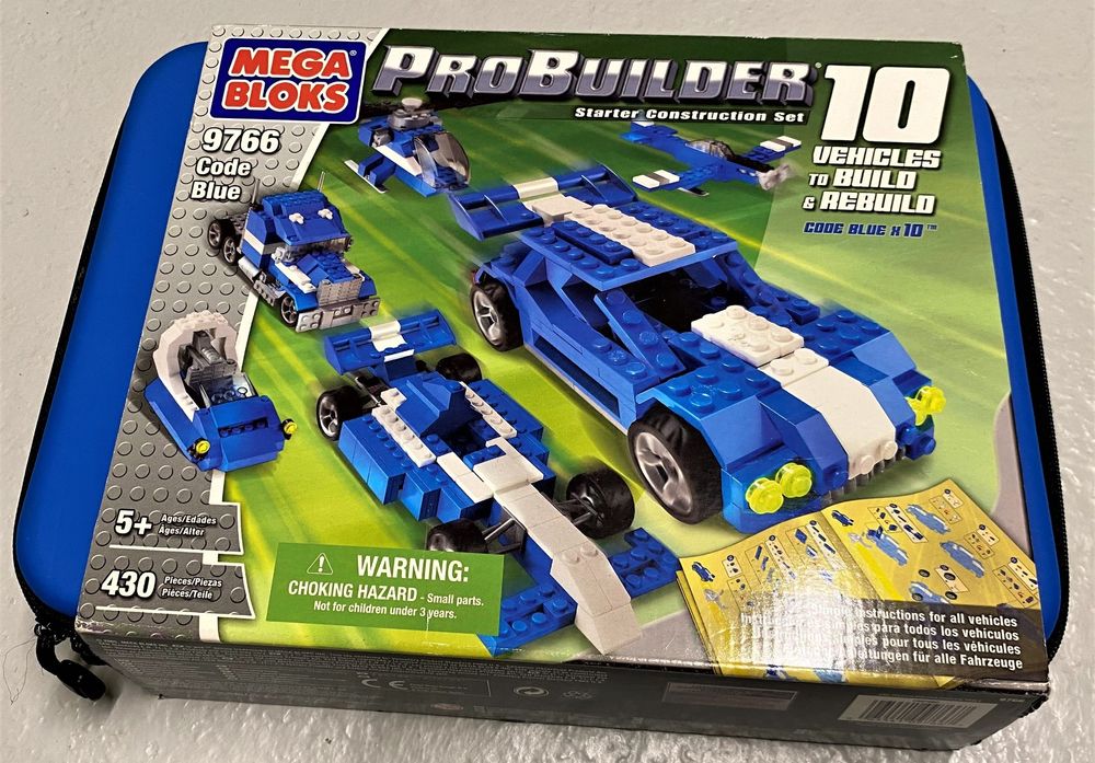 MEGA BLOKS Probuilder Code Blue x 10 9766 mit Anleitungen (Gebraucht ...