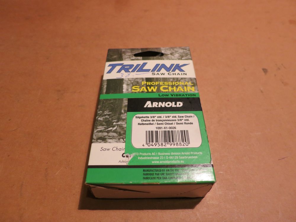 TRILINK MOTOR-SÄGEKETTE 3/8" 1.5 MM 72 TREIBER ZU HUSQVARNA (Neu und ...