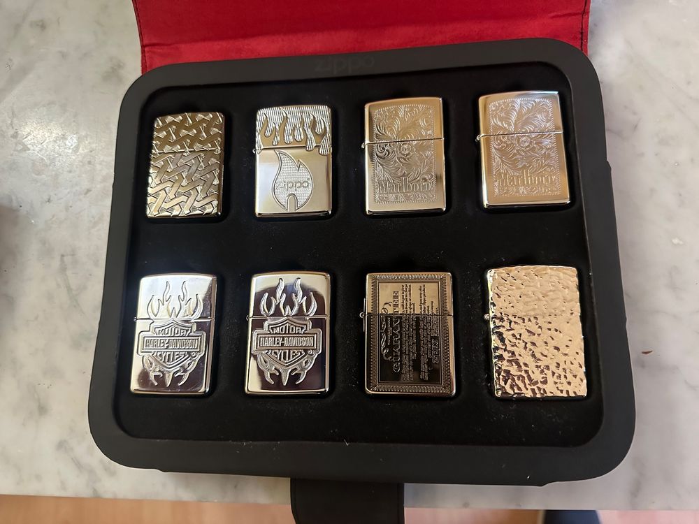 Zippo 8 stück inkl. etui (Gebraucht) in Rothrist für CHF 260 – mit ...