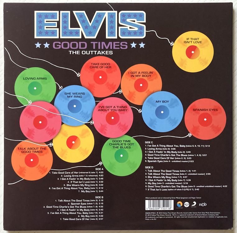 ELVIS PRESLEY - GOOD TIMES THE OUTTAKES - SPECIAL LIMITED 2 (Gebraucht ...