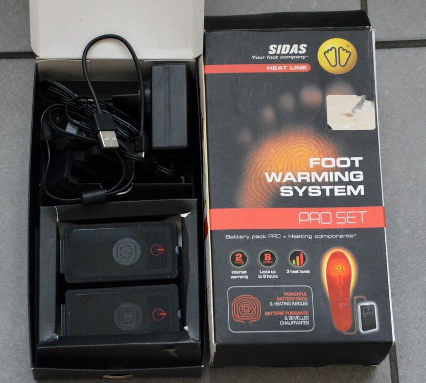 Sidas Set Foot Warming System Battery Pack (Gebraucht) in Collonges für ...