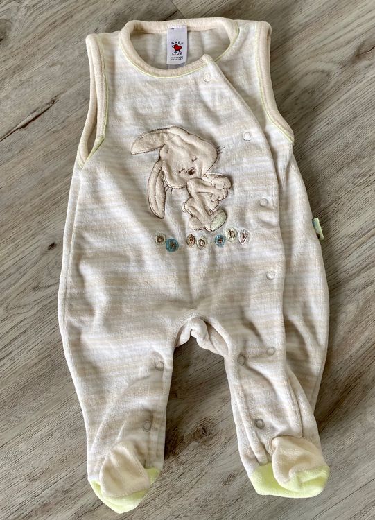 Gr 56 Plüsch Strampler Pyjama ärmellos (Gebraucht) in Rickenbach b. Wil für CHF 5 – mit ...
