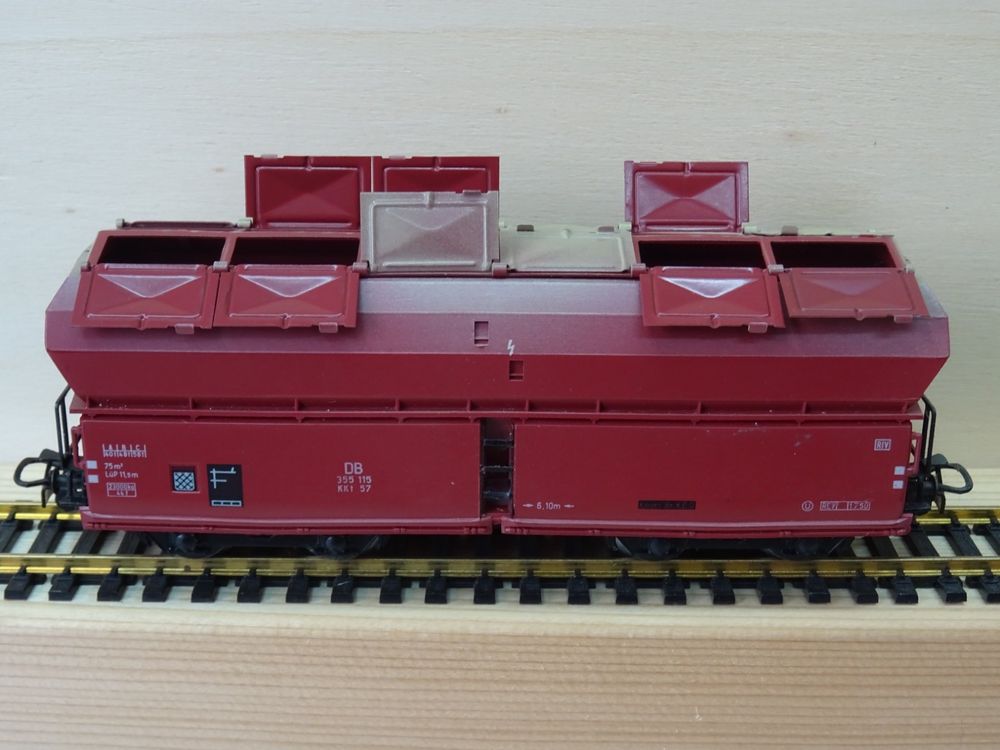 Märklin: Grossgüterwagen mit Klappdeckeldach 4 Achsen H0,AC (Neu ...
