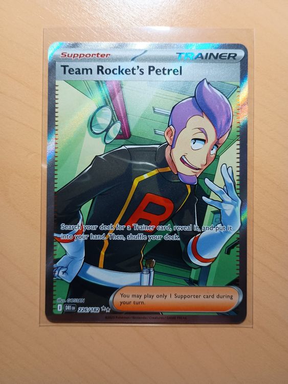 Pokemon TCG Destined Rivals Team Rocket Petrel 226 ENG (Neu (gemäss ...
