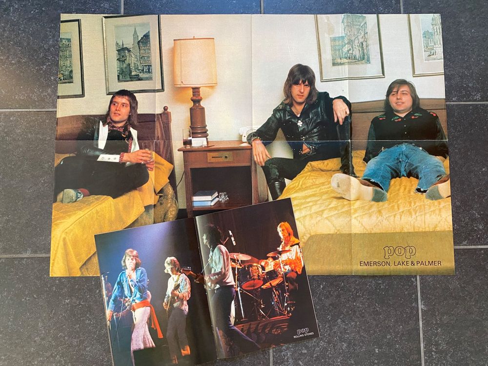 POP Heft Nr.19 1973 Emerson Lake & Palmer 2x Superposter neu | Kaufen ...