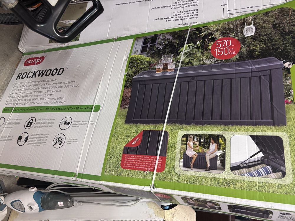 Keter Rockwood Aufbewahrungsbox, 570L, Neu & Original! (Neu und ...