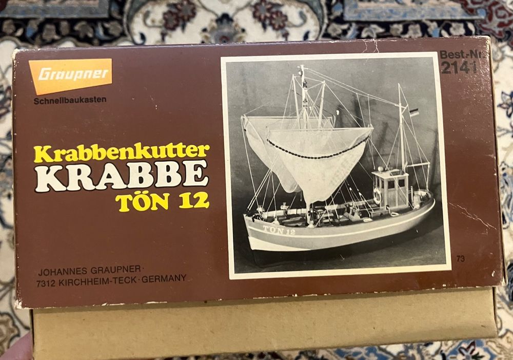 Graupner Modell Schiff Bausatz KRABBE TÖN 1:25 (Gebraucht) in Schlieren ...