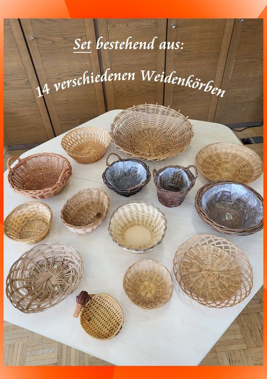 Korb Körbe geflochten Set 14 Stk. (Gebraucht) in Linden für CHF 12 ...