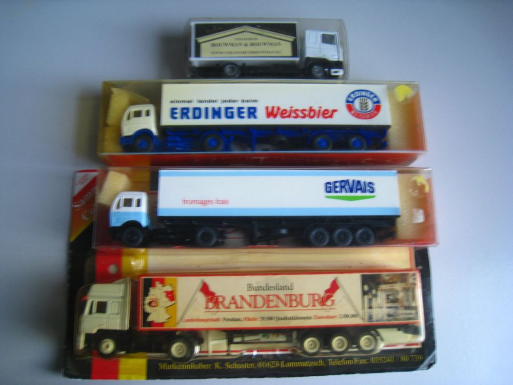 Lastwagen - Konvolut, 4 Stück nach Fotos, Massstab 1/87 (Gebraucht) in ...