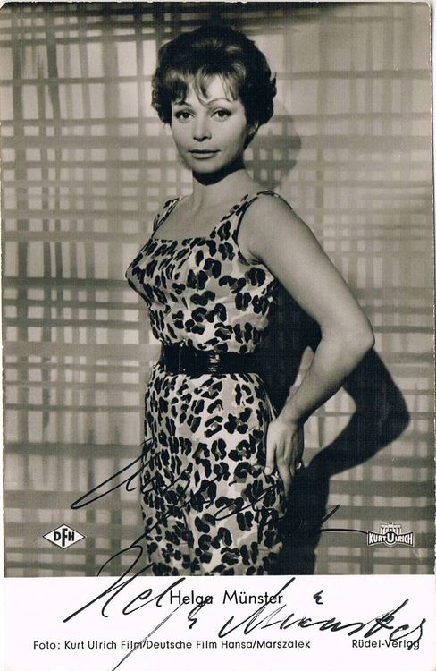 Helga Münster Autogramm signiert Vintage Foto 9x14cm | Kaufen auf Ricardo