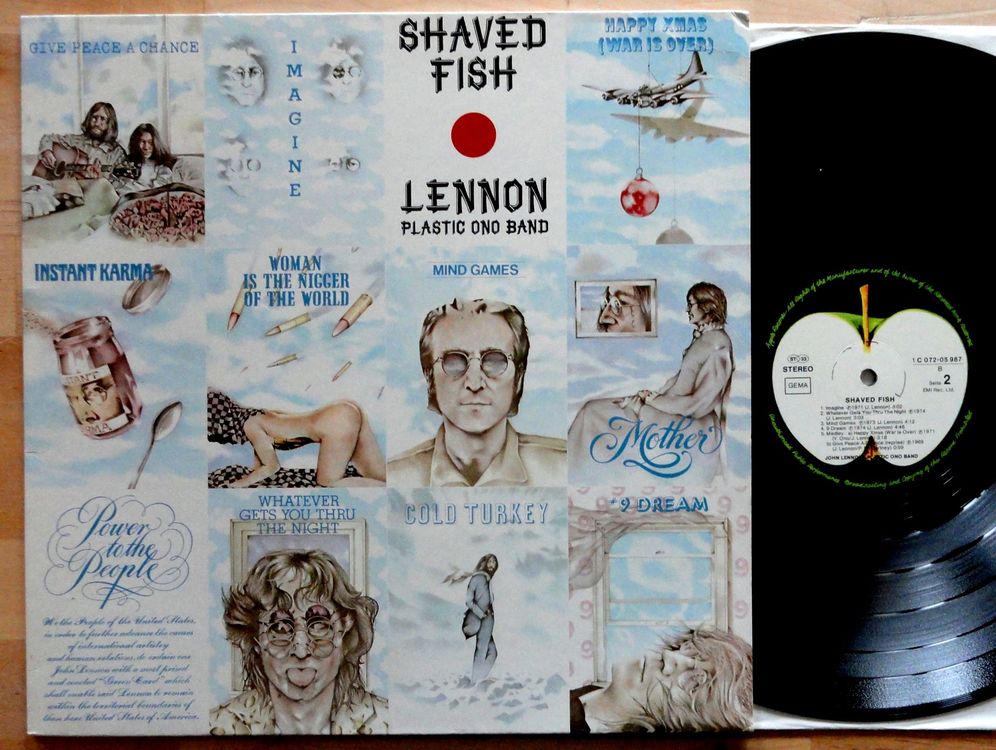 LP BEATLES JOHN LENNON shaved fish APPLE 1975 neuwertig | Kaufen auf ...