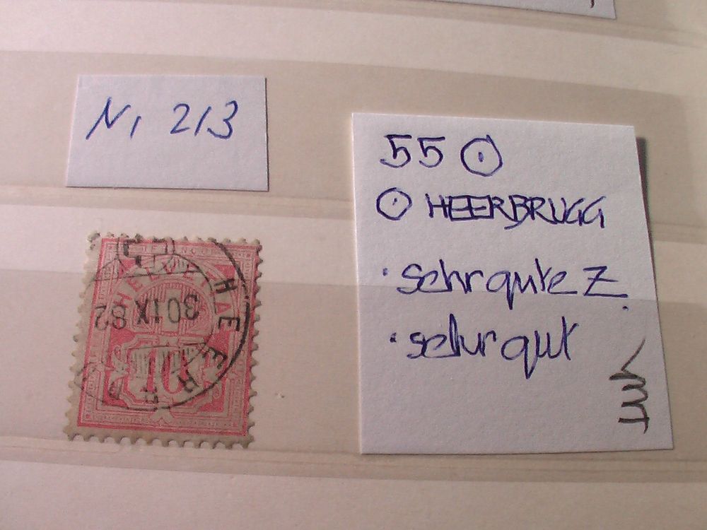 Nr. 213 Ziffermuster 55 o SBK 95.-- geprüft wertvoll | Kaufen auf Ricardo