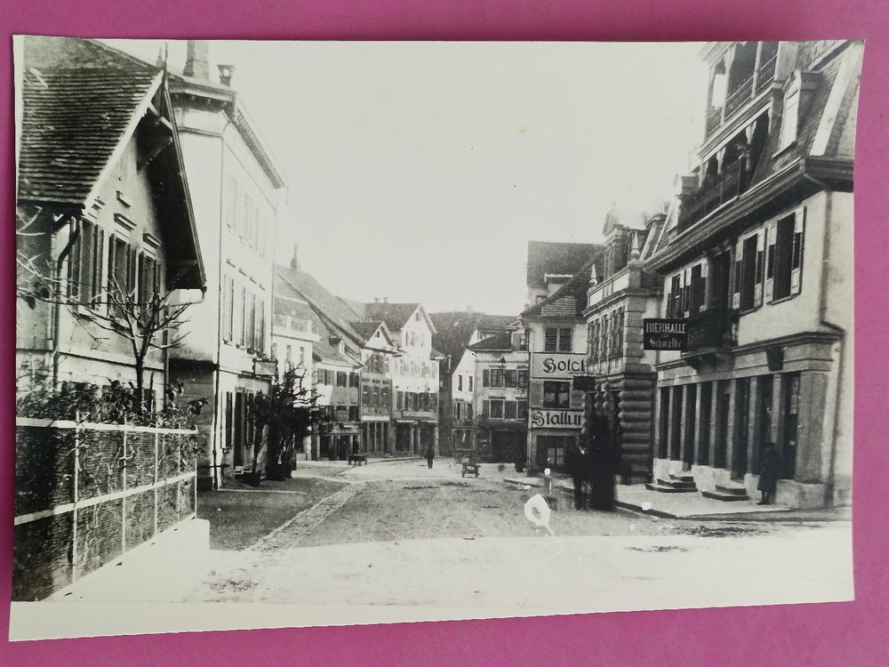 Altes Photo / Rorschach - Bierhalle zur Schwalbe ca. 1900 (Gebraucht ...