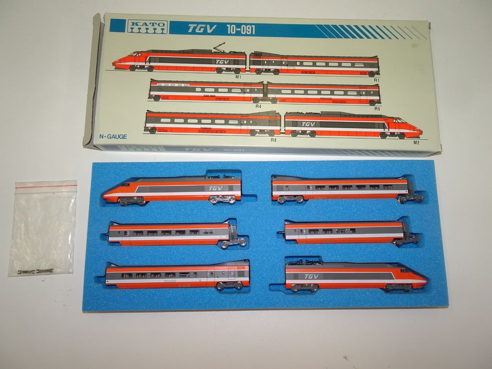 Kato Triebzug TGV SNCF Digital ESU Spur N 10-091 | Acheter sur Ricardo
